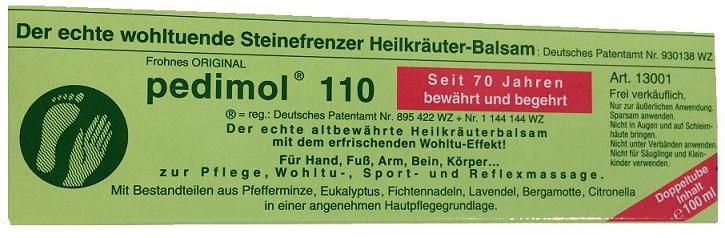 Pedimol 110 - blagodejni zeliščni balzam, 100 ml (Biotopic)
